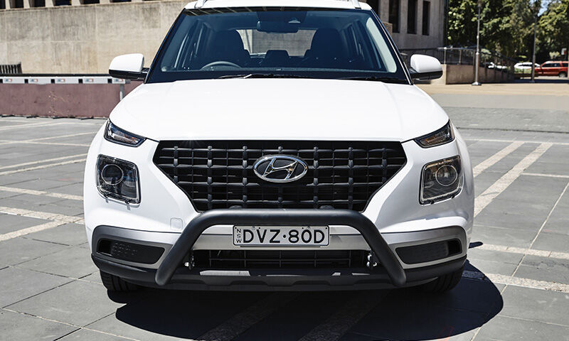 Genuine Hyundai Venue Alloy Nudge Bar - Black