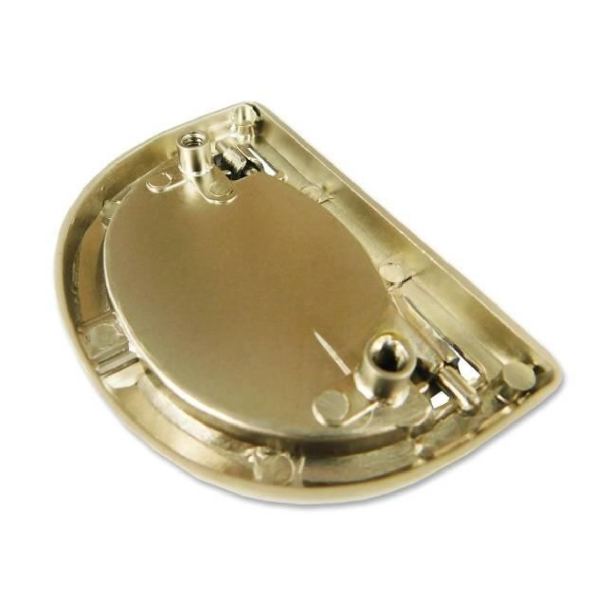 Jayco C2741D Chrome Flush-Mount D‑Handle Pull – for Caravan Cabinet Doors