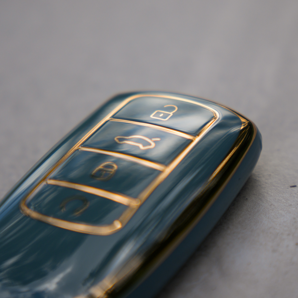 Grey with Gold TPU Key Cover for Chery Omoda 5, Tiggo 4, Tiggo 7 Pro ...