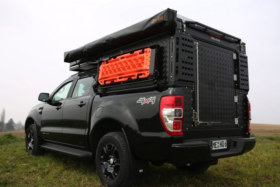 Alu-Cab - Canopy Camper Deluxe - Black - Ironman 4x4