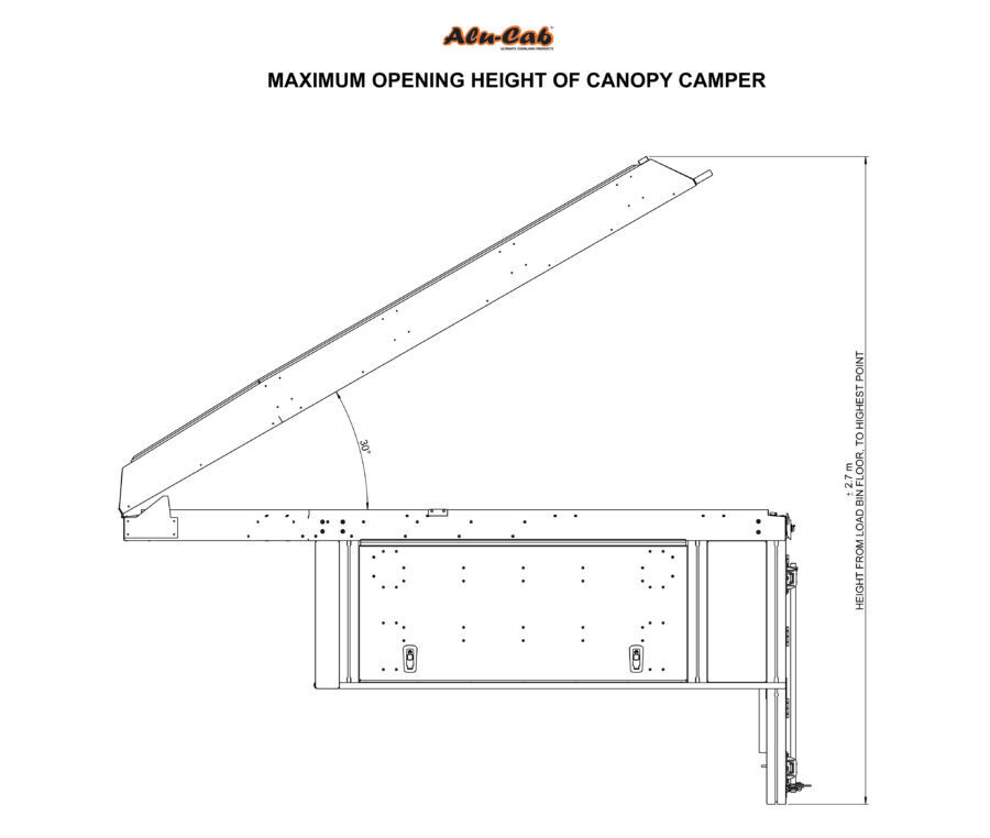 Alu-Cab - Canopy Camper Deluxe - Black - Ironman 4x4